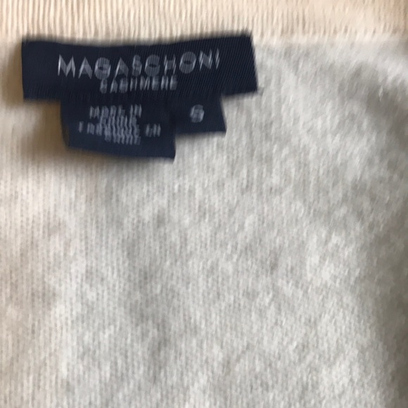 Magaschoni | Sweaters | Magaschoni Cashmere Ivory Cardigan | Poshmark